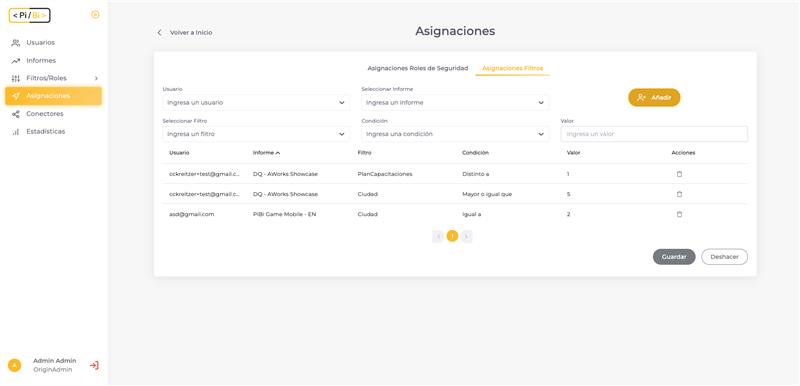 Asignaciones | PiBi-Docs
